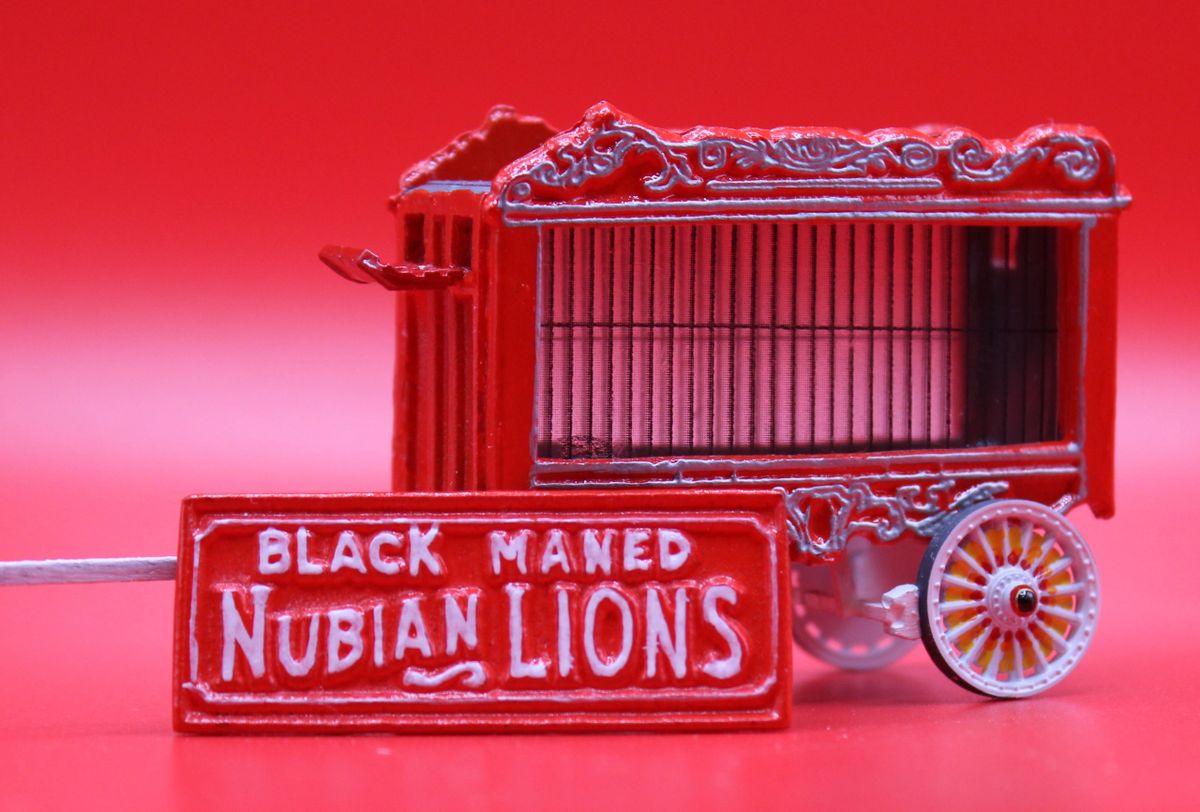 HO Cole Lion Cage Open CTM 109