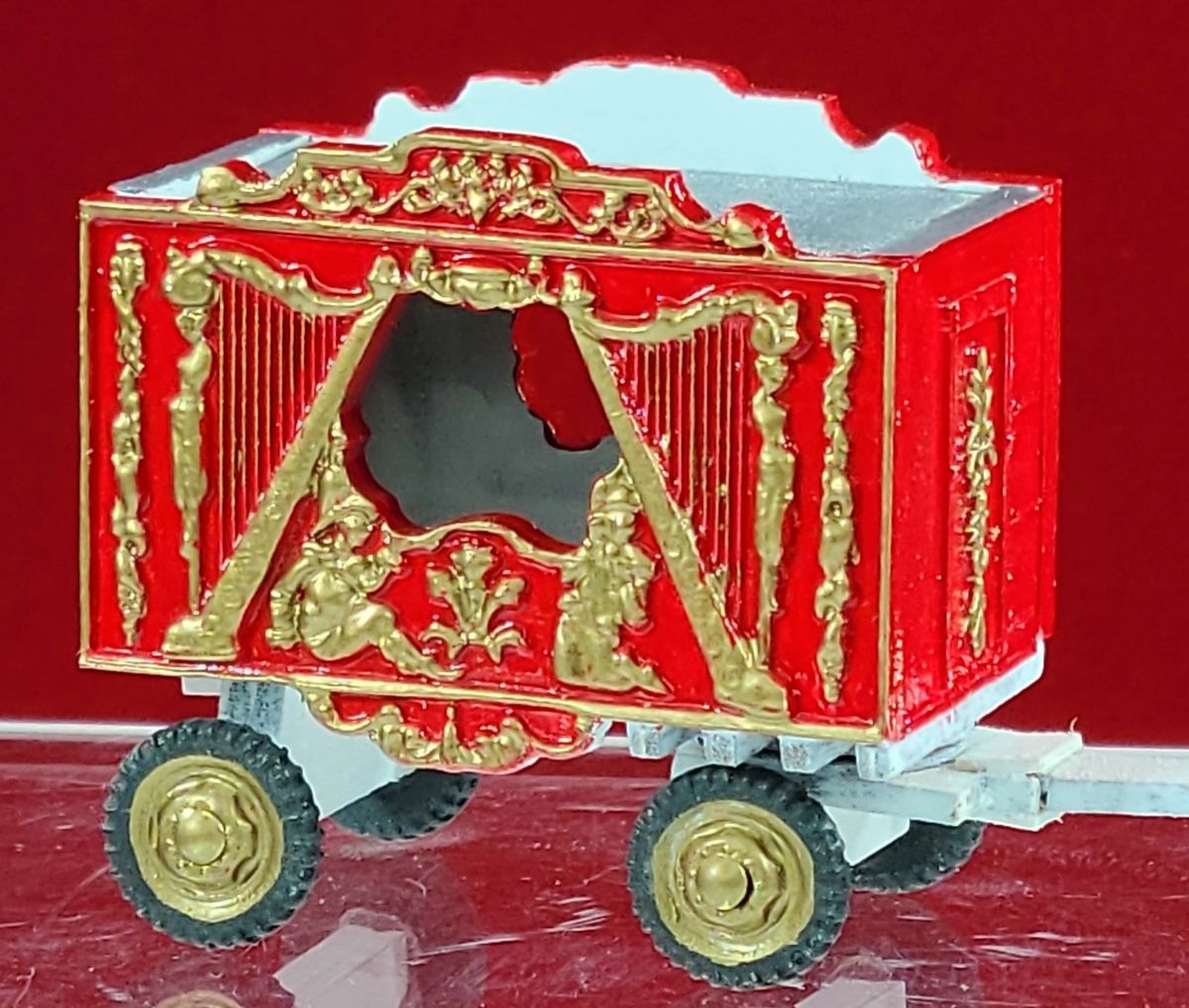 HO Harp & Jester Air Calliope Version "B" Rubber Wheels CTM #182