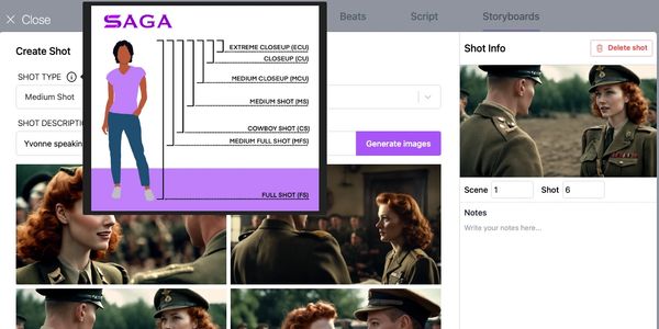 Saga Tools for Filmmakers