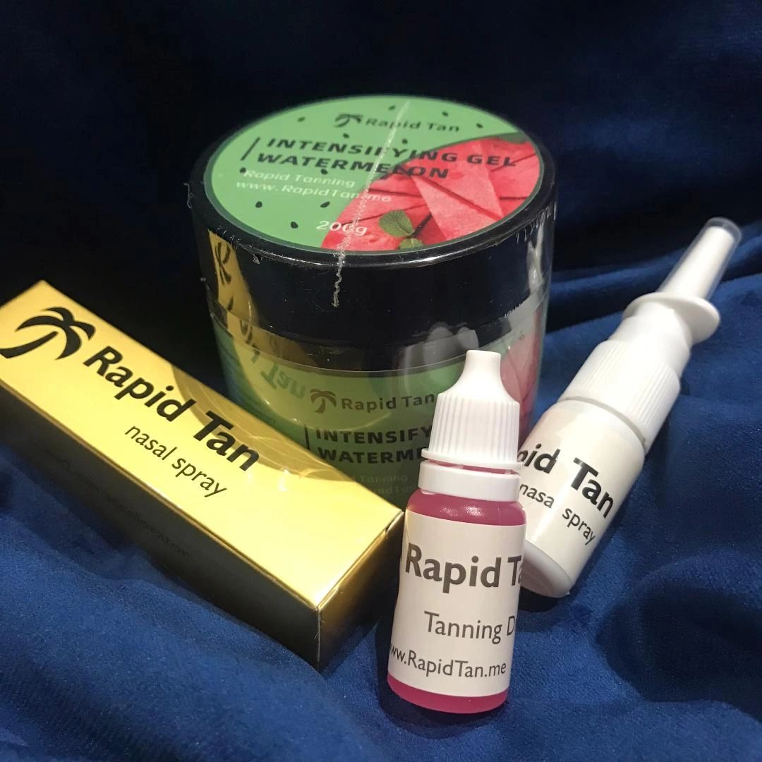 X Water Melon 200G Intensifying cream X Rapid Tan Nasal tanner X Rapid ...