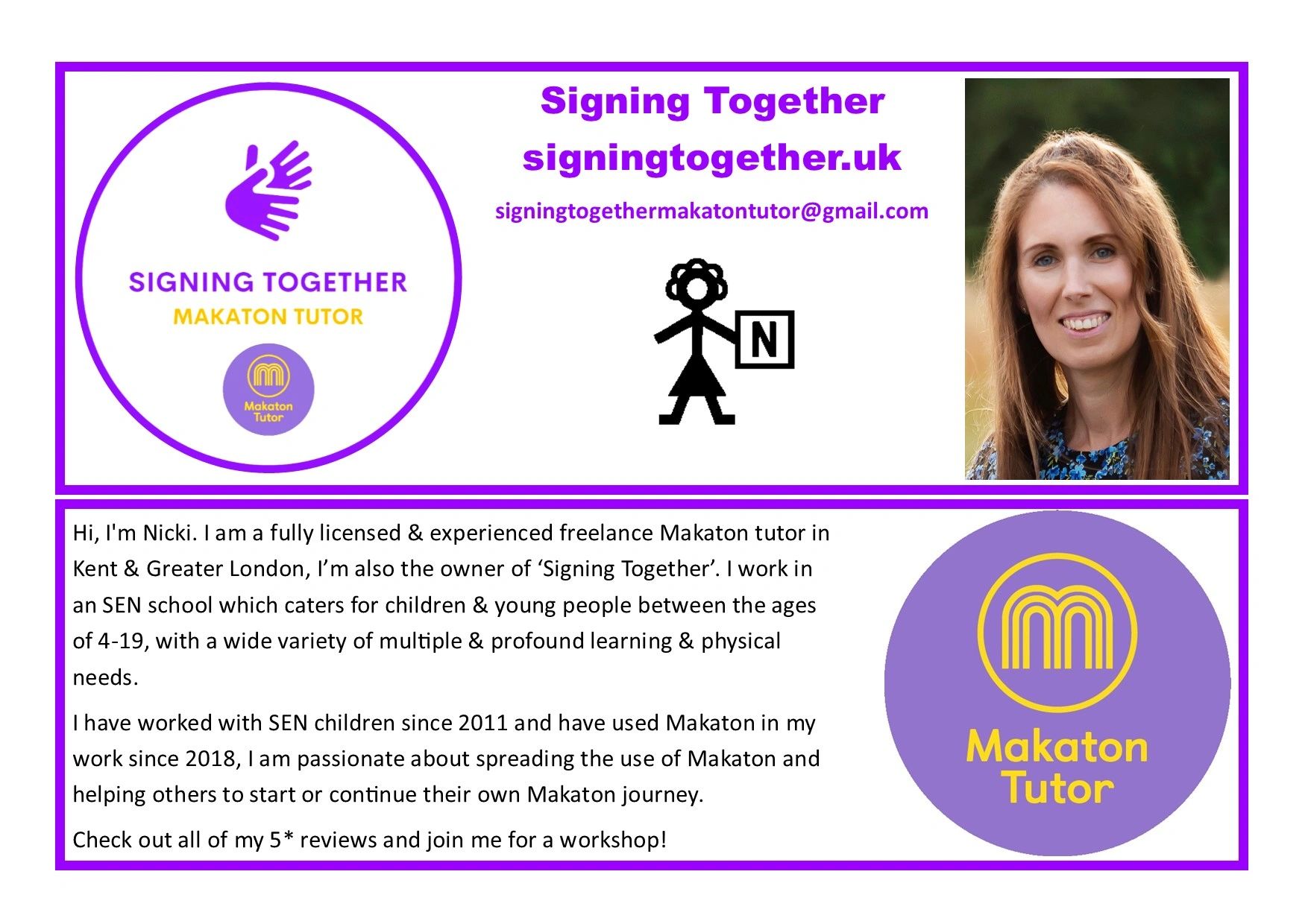 Signing Together - Makaton, Makaton Training Workshops