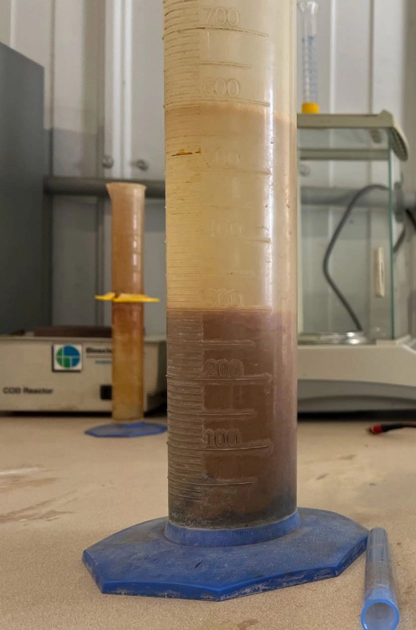 Dairy Process Plant Sludge Settling