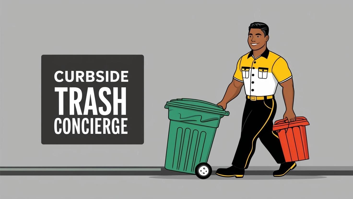 Home Services, Pet Waste Removal, Trash Can Valet - Curbside Trash ...