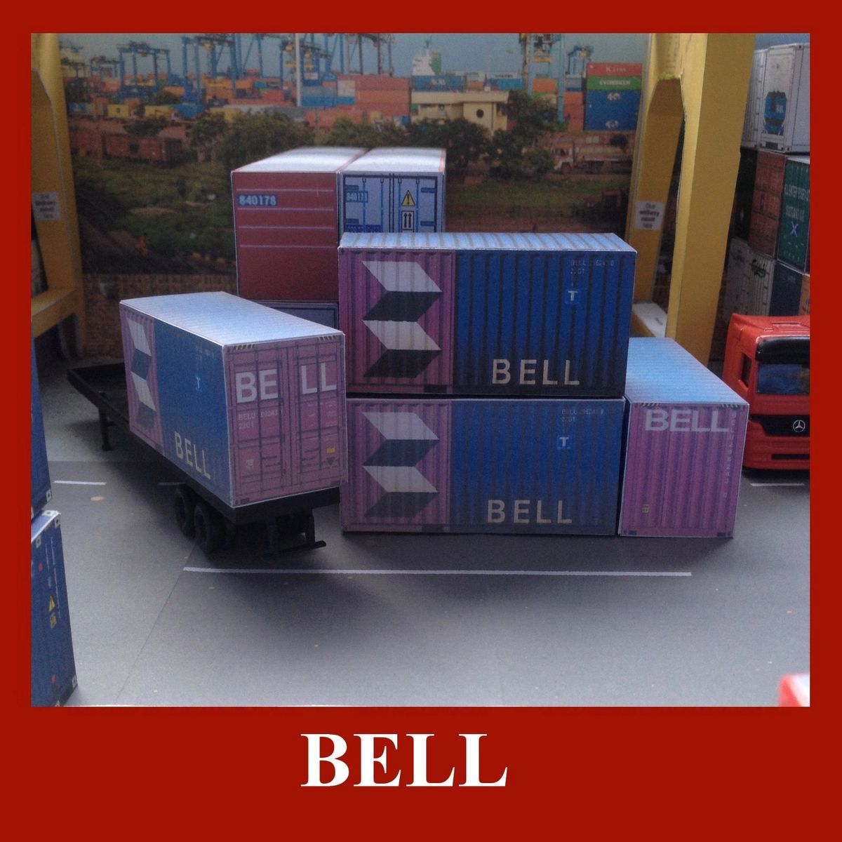 Bell 20ft Shipping Container Card Kit