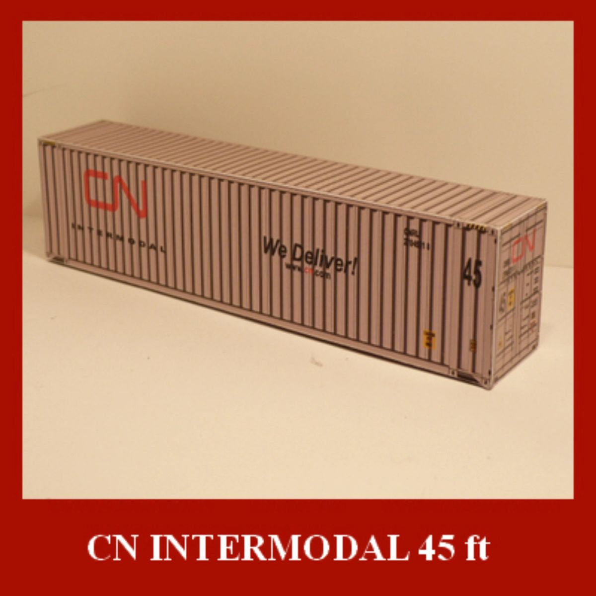 Canadian National CN Intermodal Shipping Container Card Kit