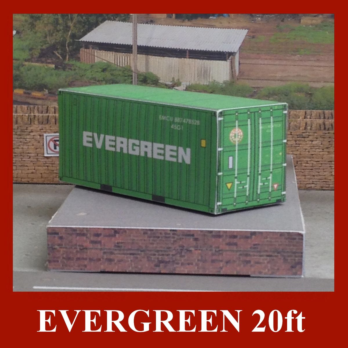Evergreen (Green) Shipping Container Card Kit