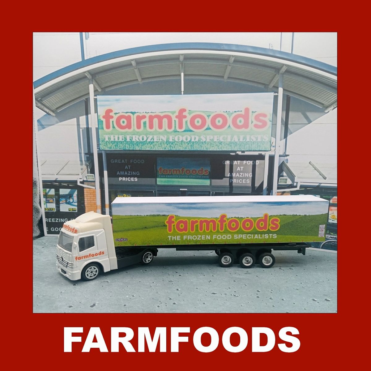 Farmfoods Trailer Container HGV Card Kit