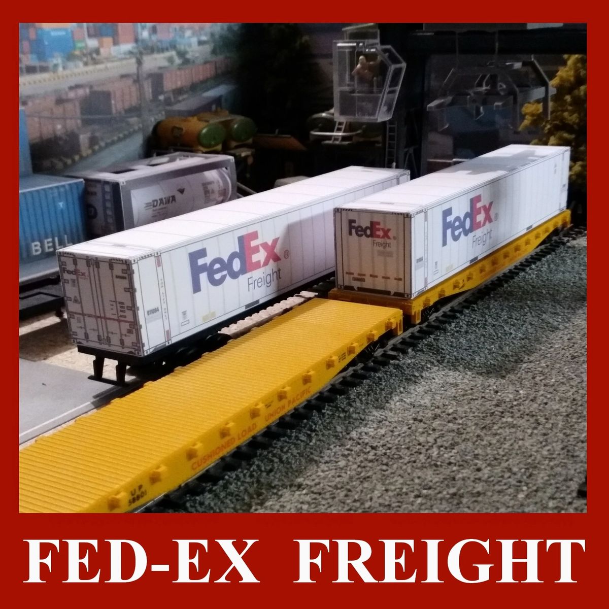 Fed-Ex Freight Shipping Container Card Kit