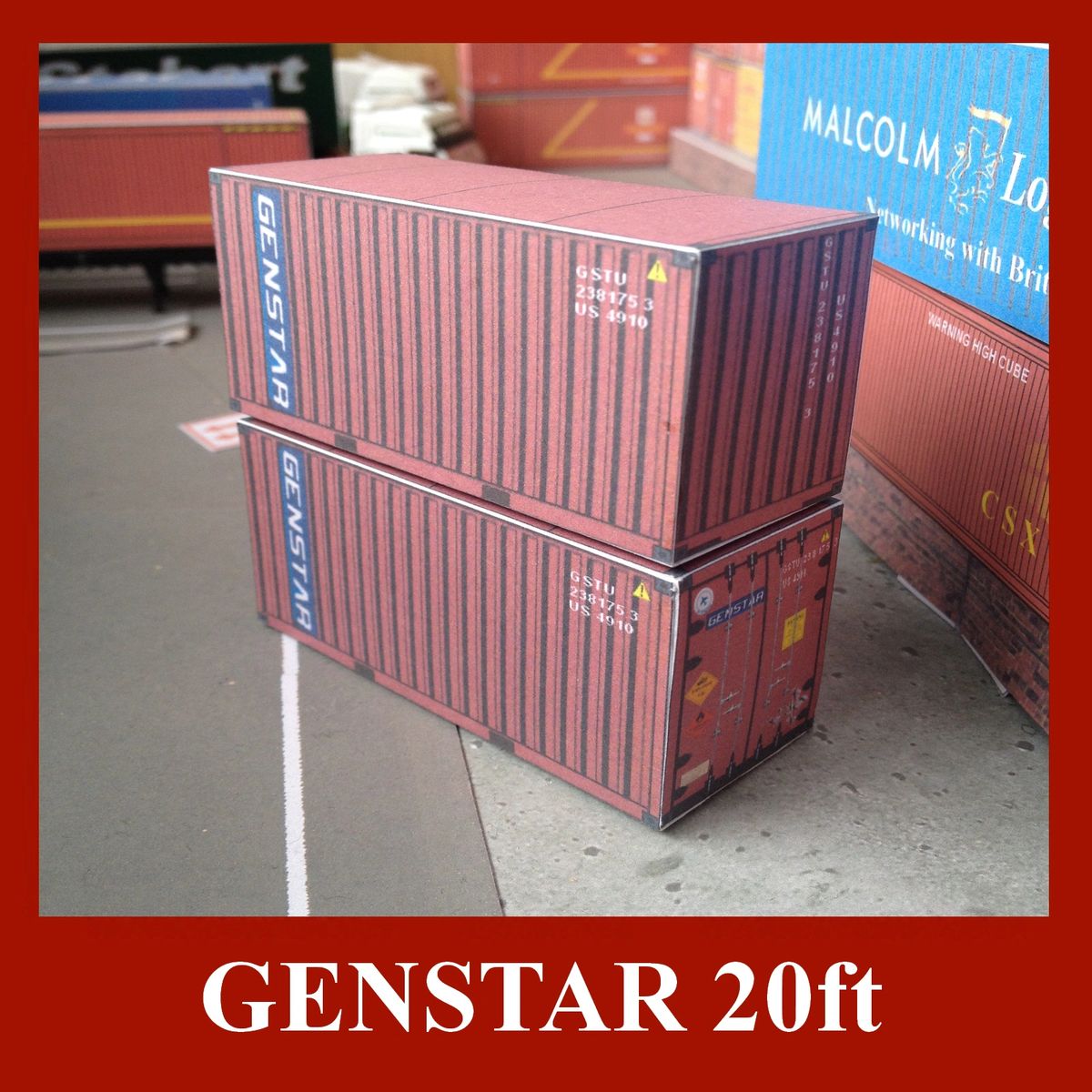 Genstar Shipping Container Card Kit