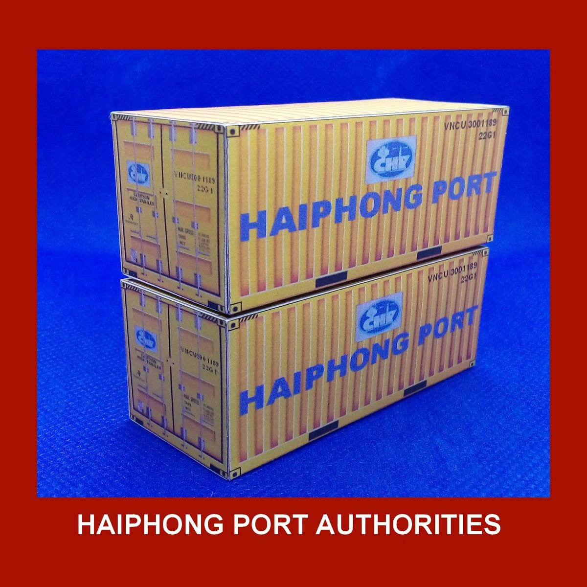 Haiphong Port Authorities Shipping Container Card Kit