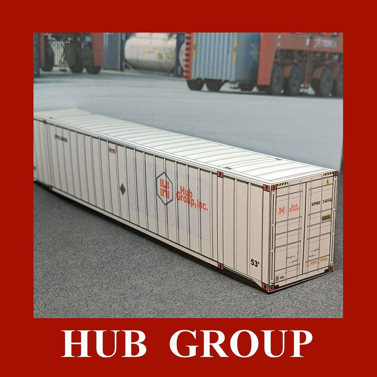Hub Group (White) Shipping Container Card Kit