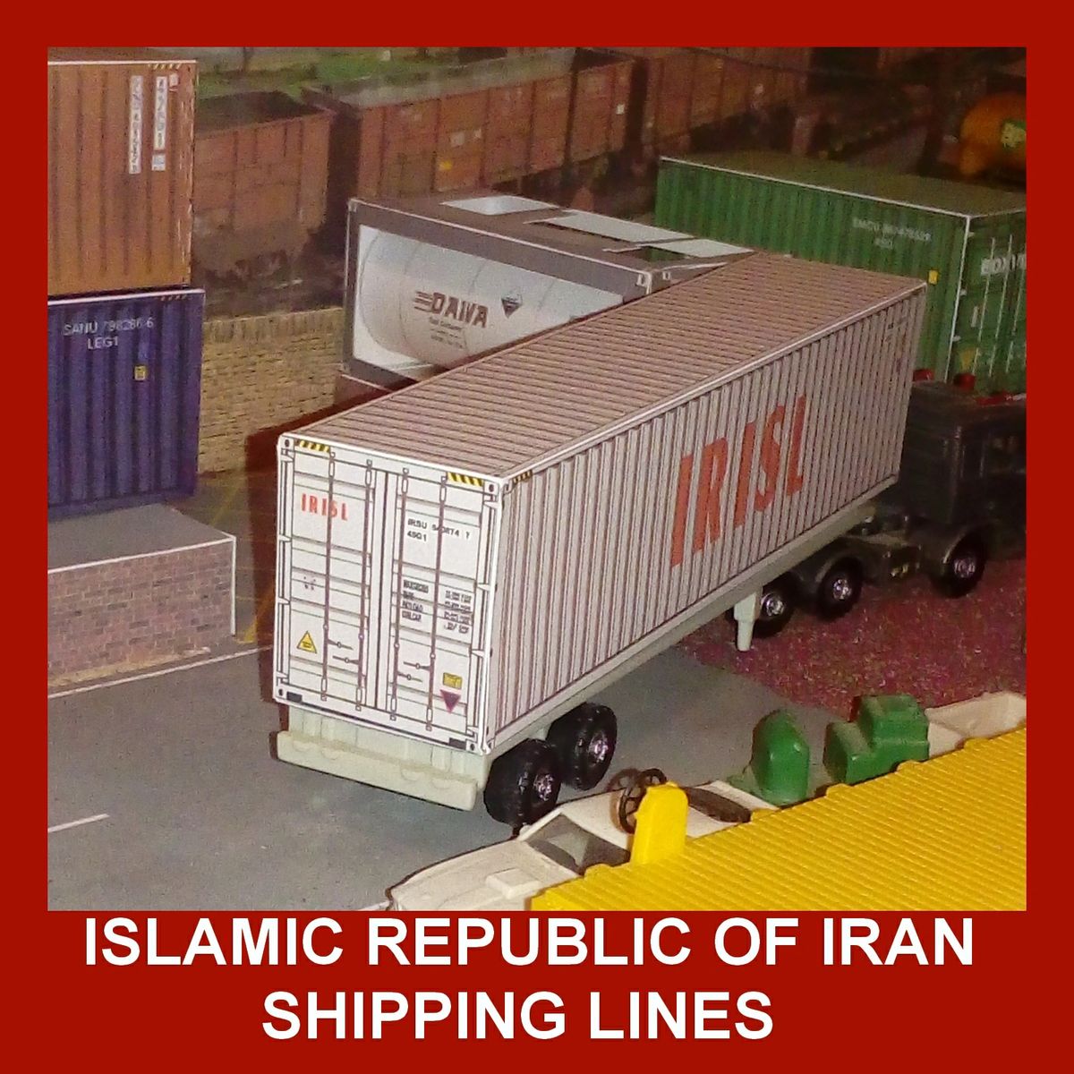 IRISL (Islamic Republic of Iran Shipping Lines) Shipping Container Card Kit