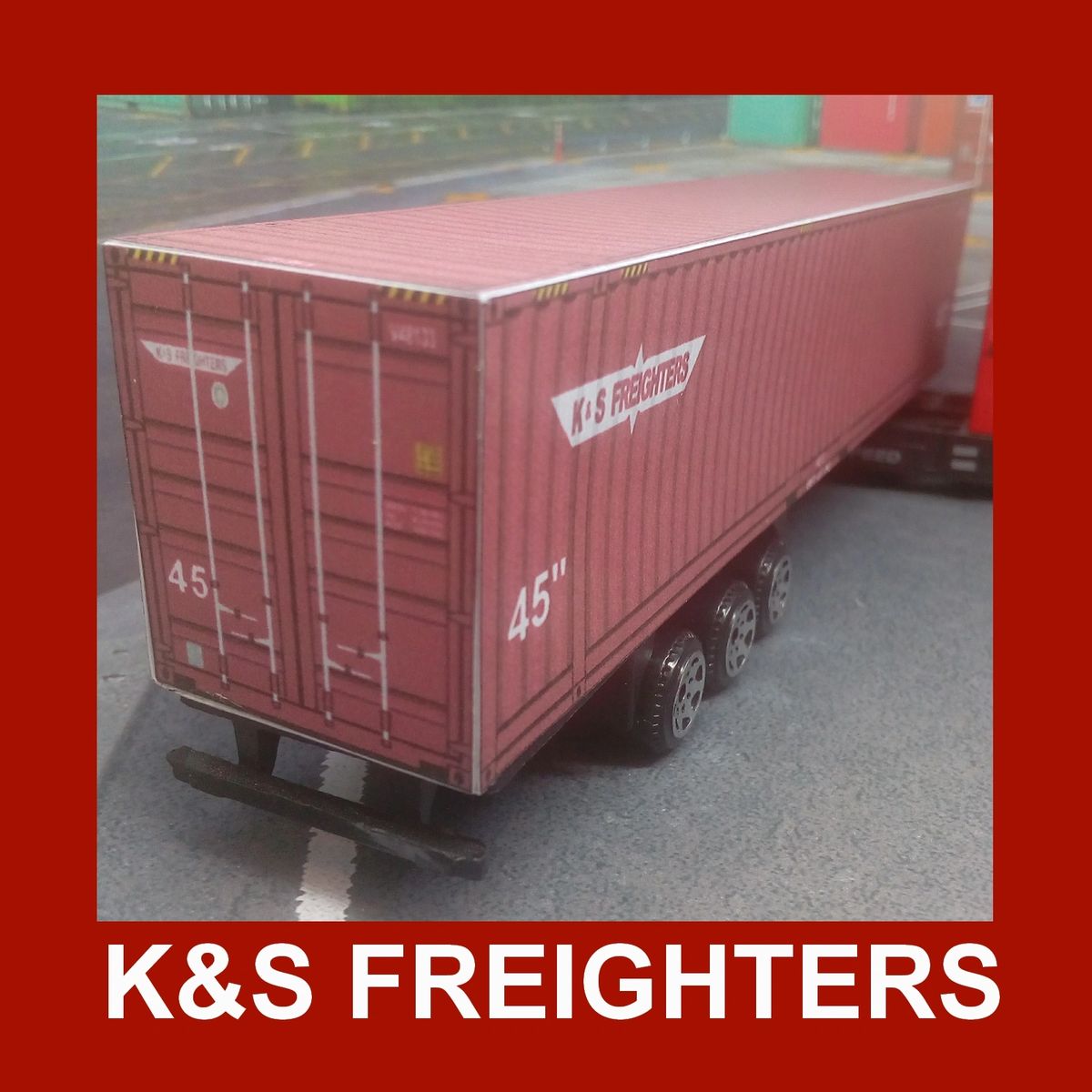 K&S Freighters (Australian) Shipping Container Card Kit