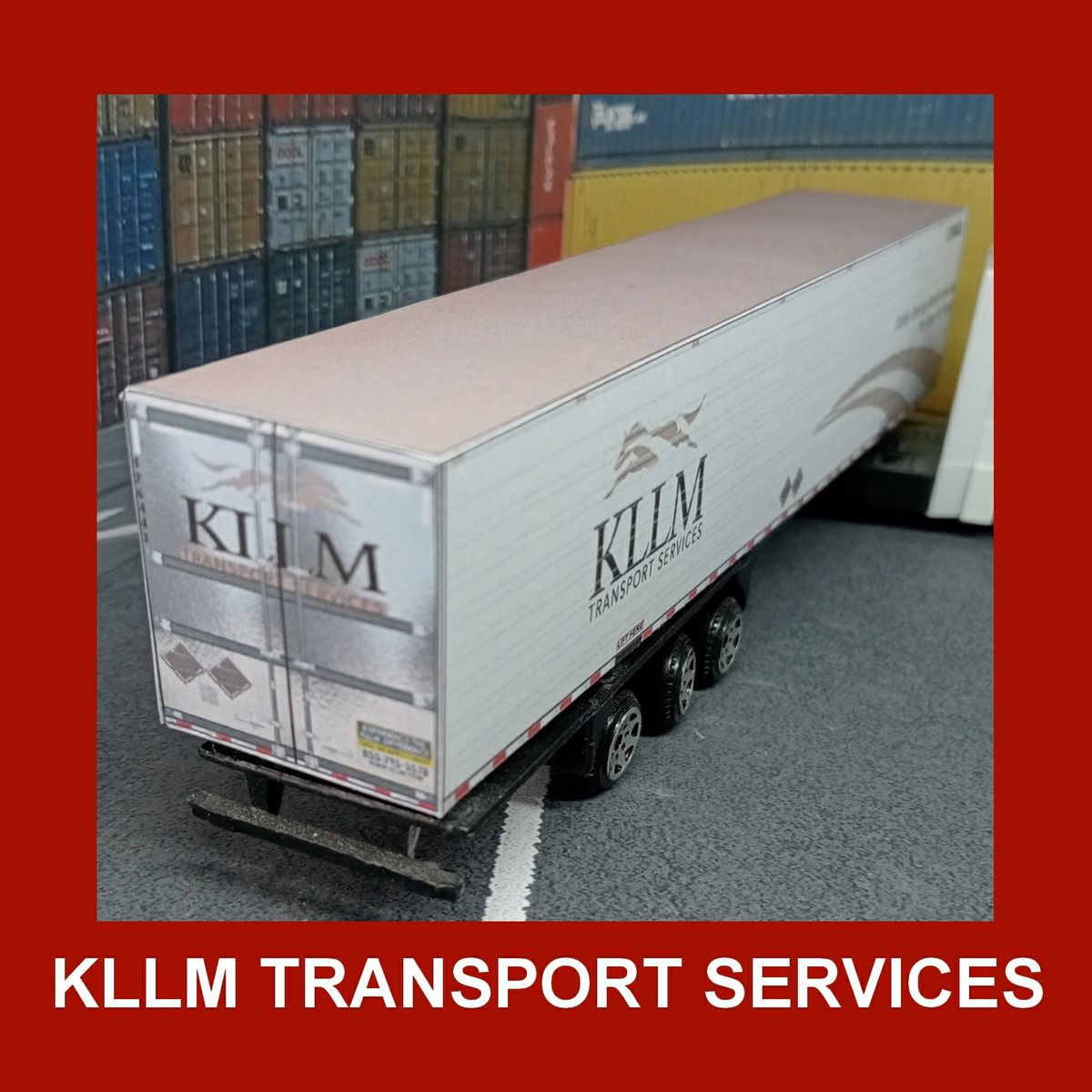KLLM Transport Services Shipping Container Card Kit