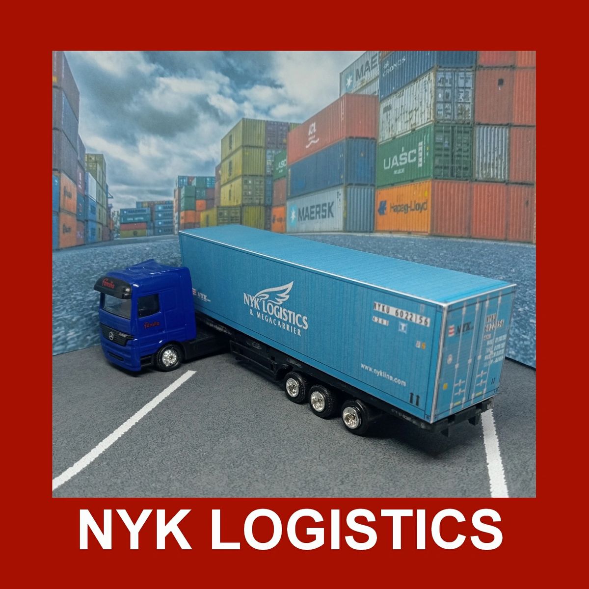 NYK Logistics & Megacarrier Shipping Container Card Kit