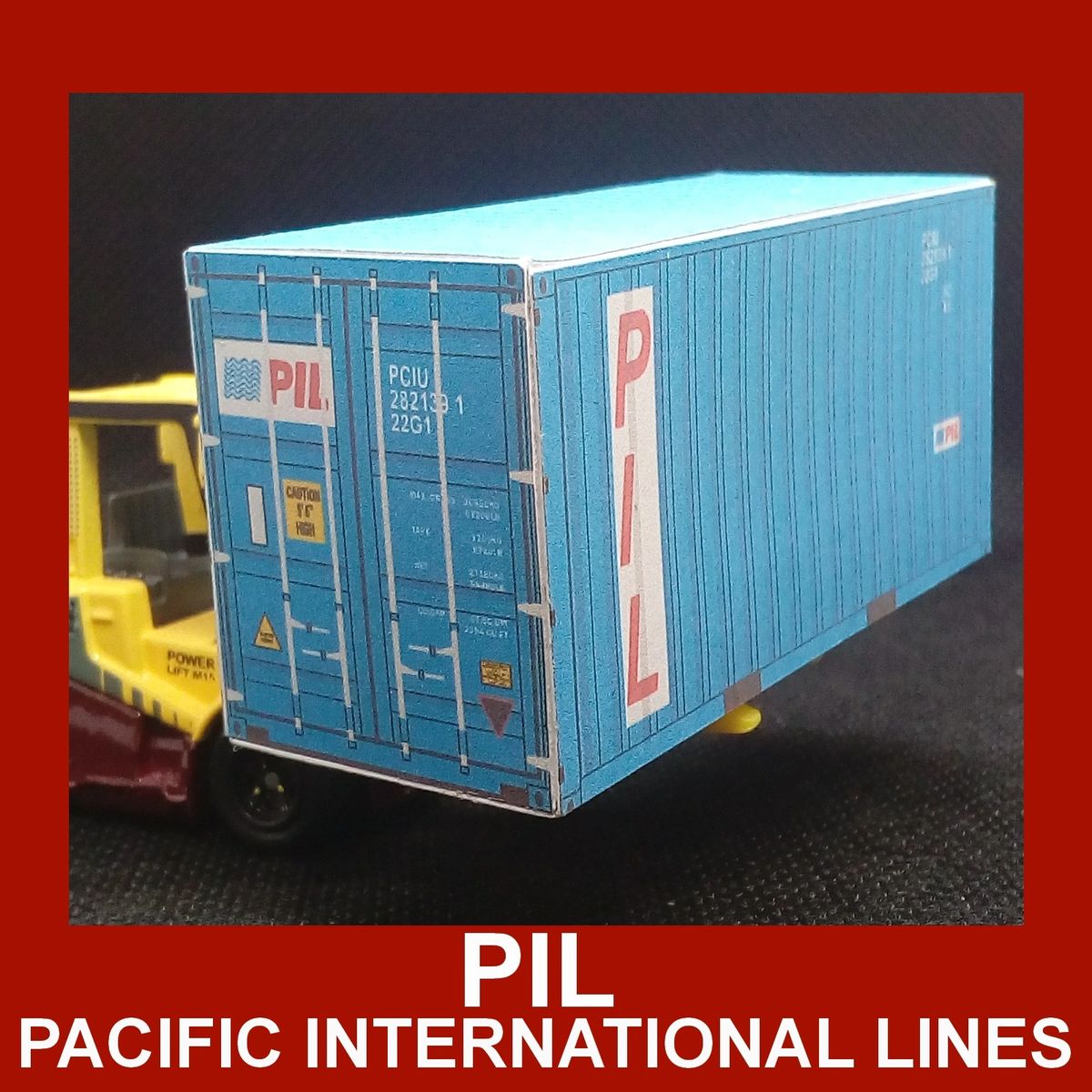 Pacific International Lines (PIL) Shipping Container Card Kit