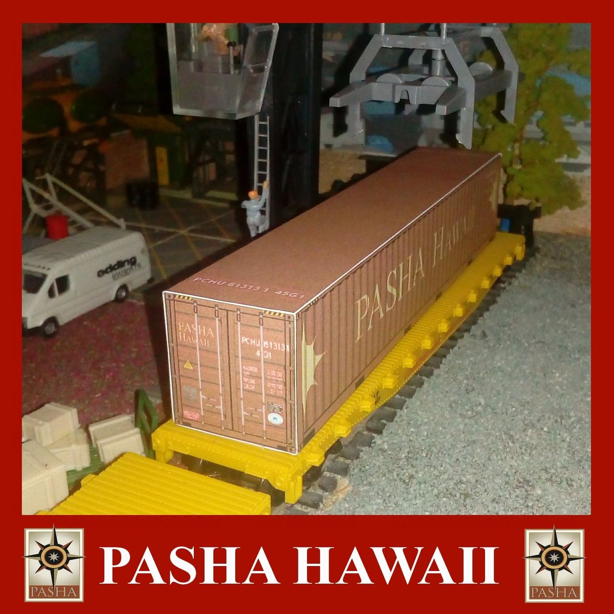 Pasha Hawaii Shipping Container Card Kit