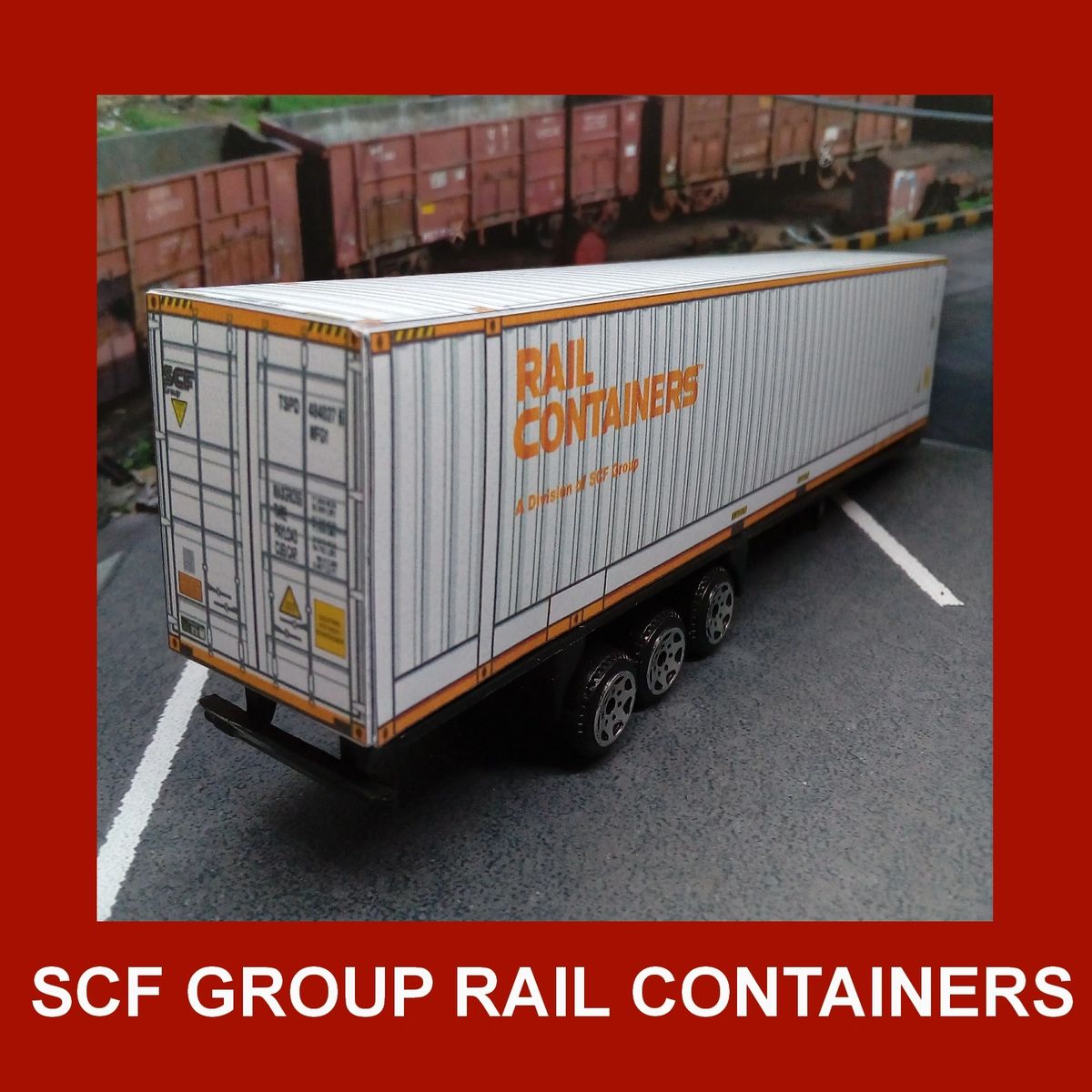 SCF Group Rail Containers (Australian) Shipping Container Card Kit