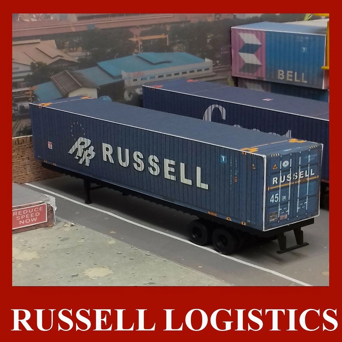 Russell Logistics & Transport Shipping Container Card Kit
