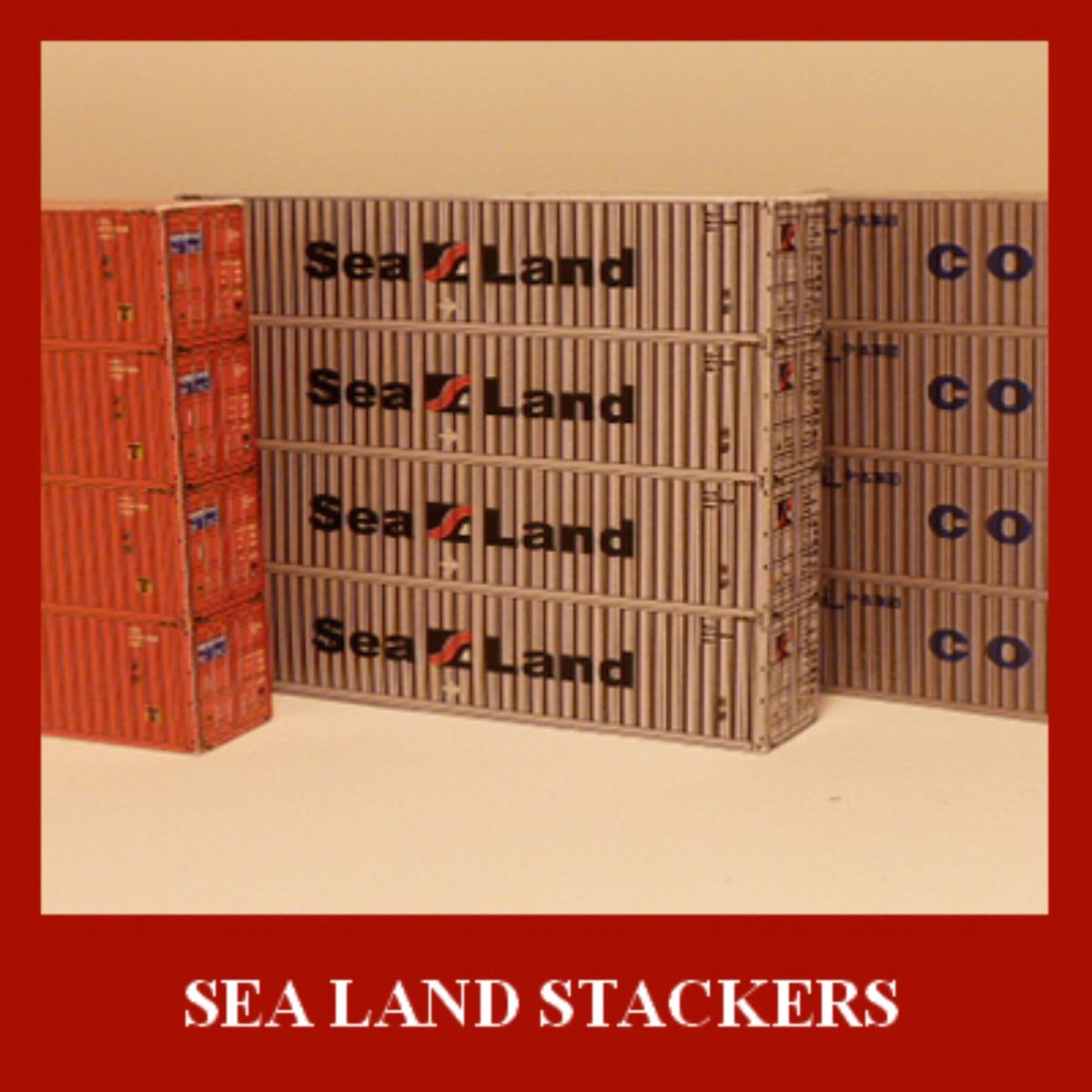 Sea Land Stacker Shipping Container Card Kit