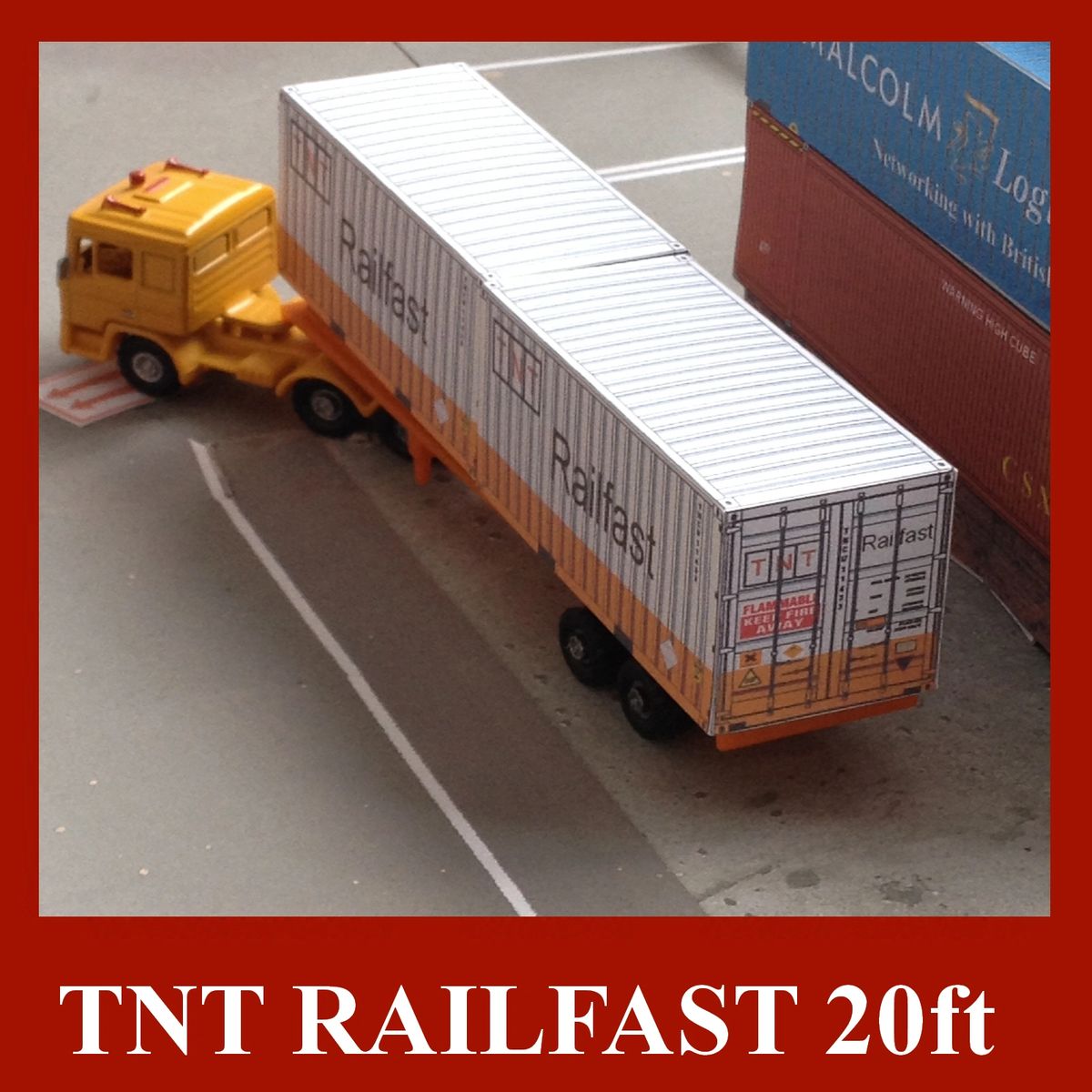 TNT Railfast Shipping Container Card Kit