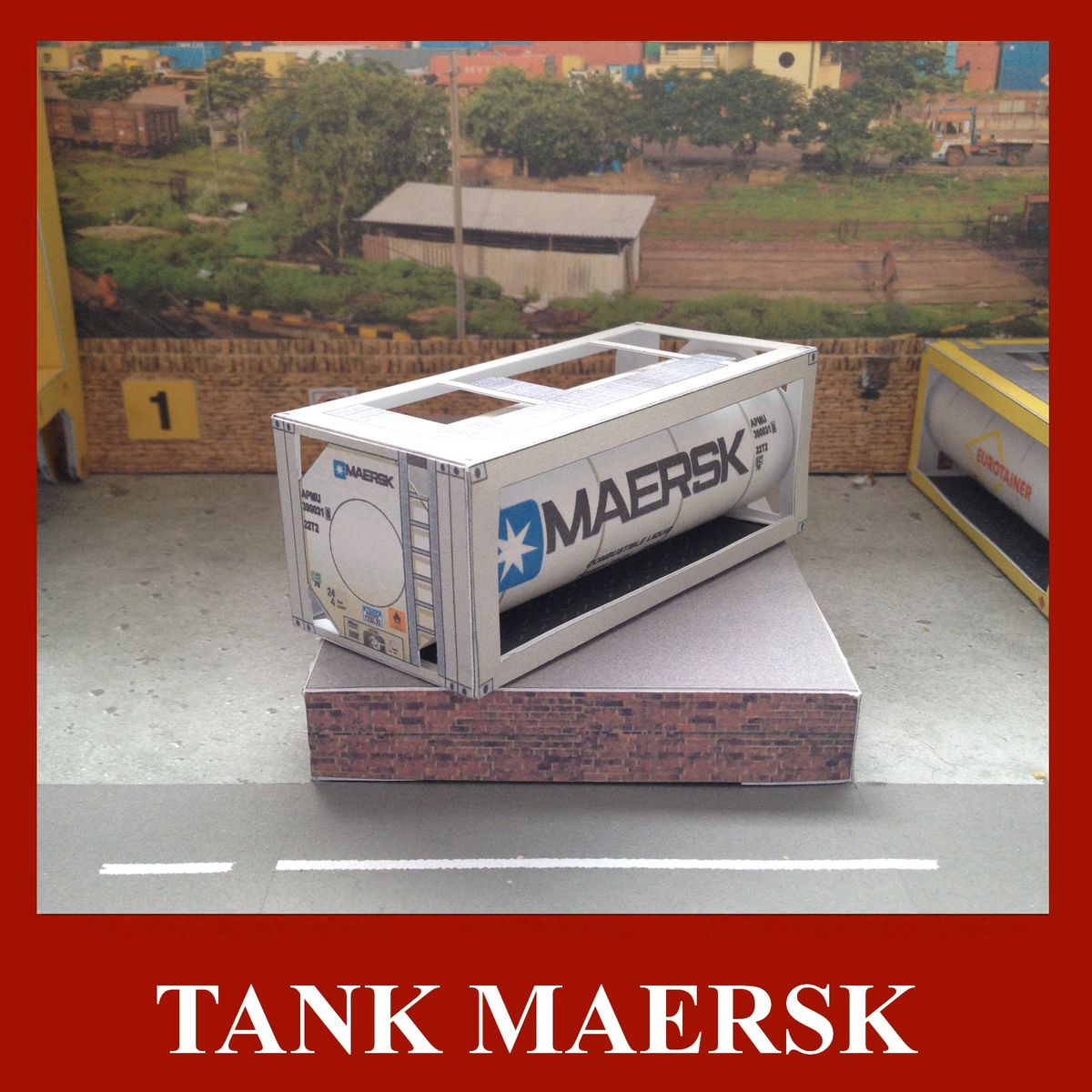 Maersk Tank Container Card Kit