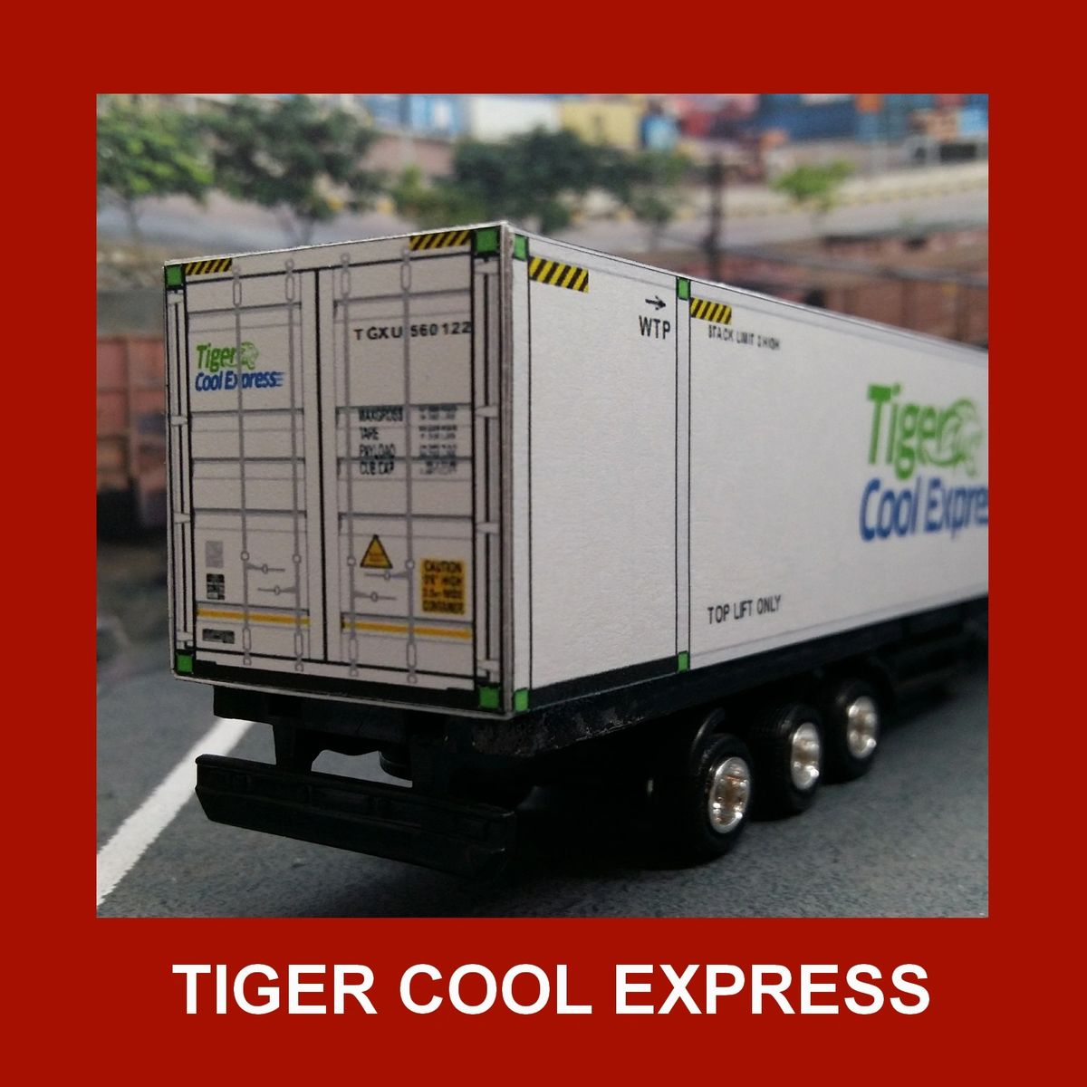 Tiger Cool Express Shipping Container Card Kit