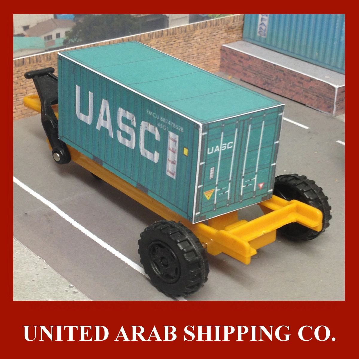 United Arab Shipping Company (UASC) Shipping Container Card Kit