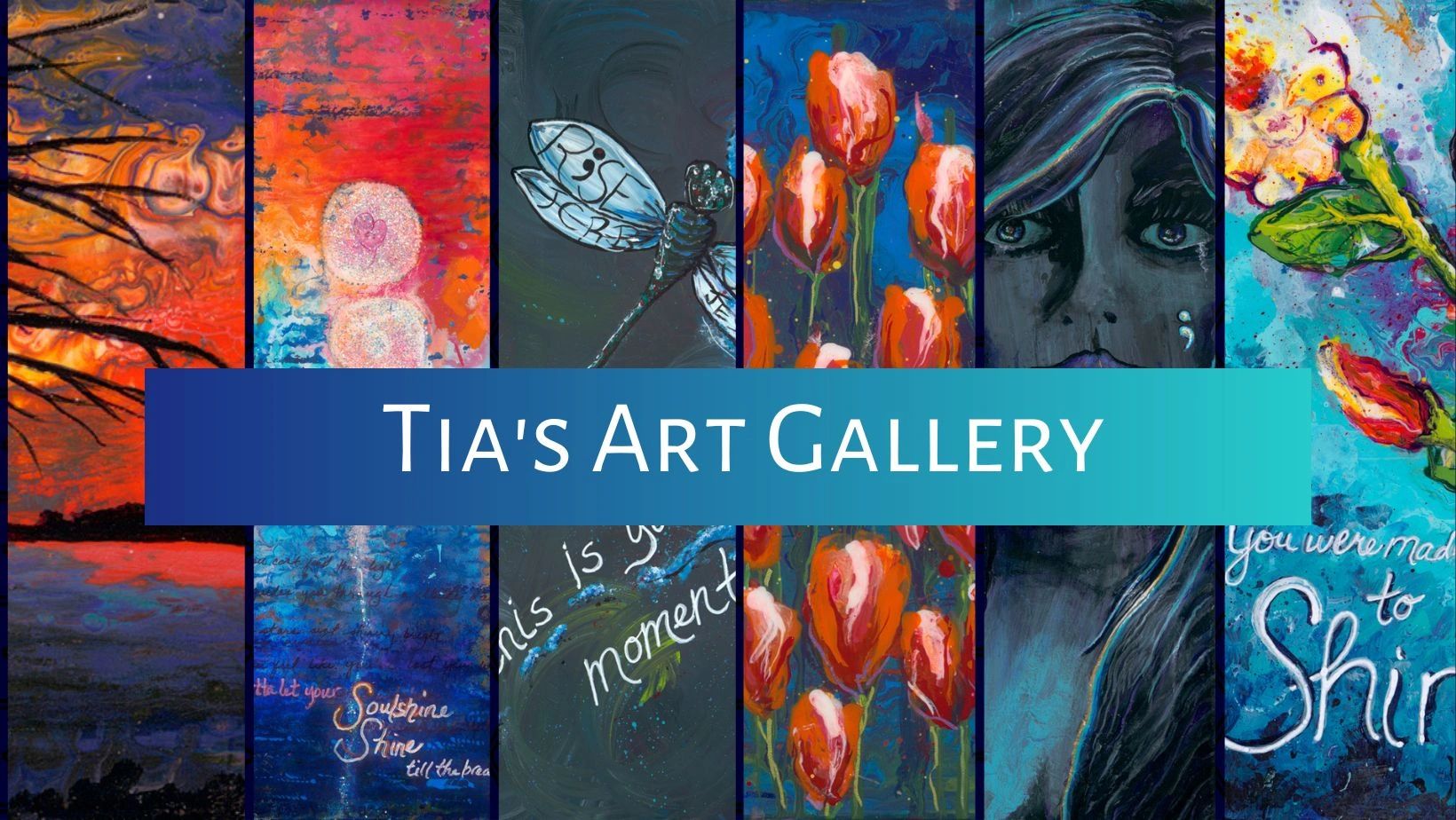 Tia's Art Gallery - Art and Design, Custom Paintings With a Semicolon ...