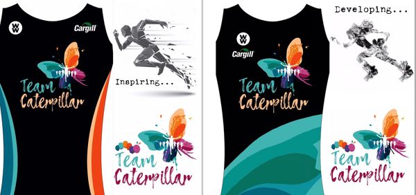 Team Caterpillar - Running, Caterpillar, Run