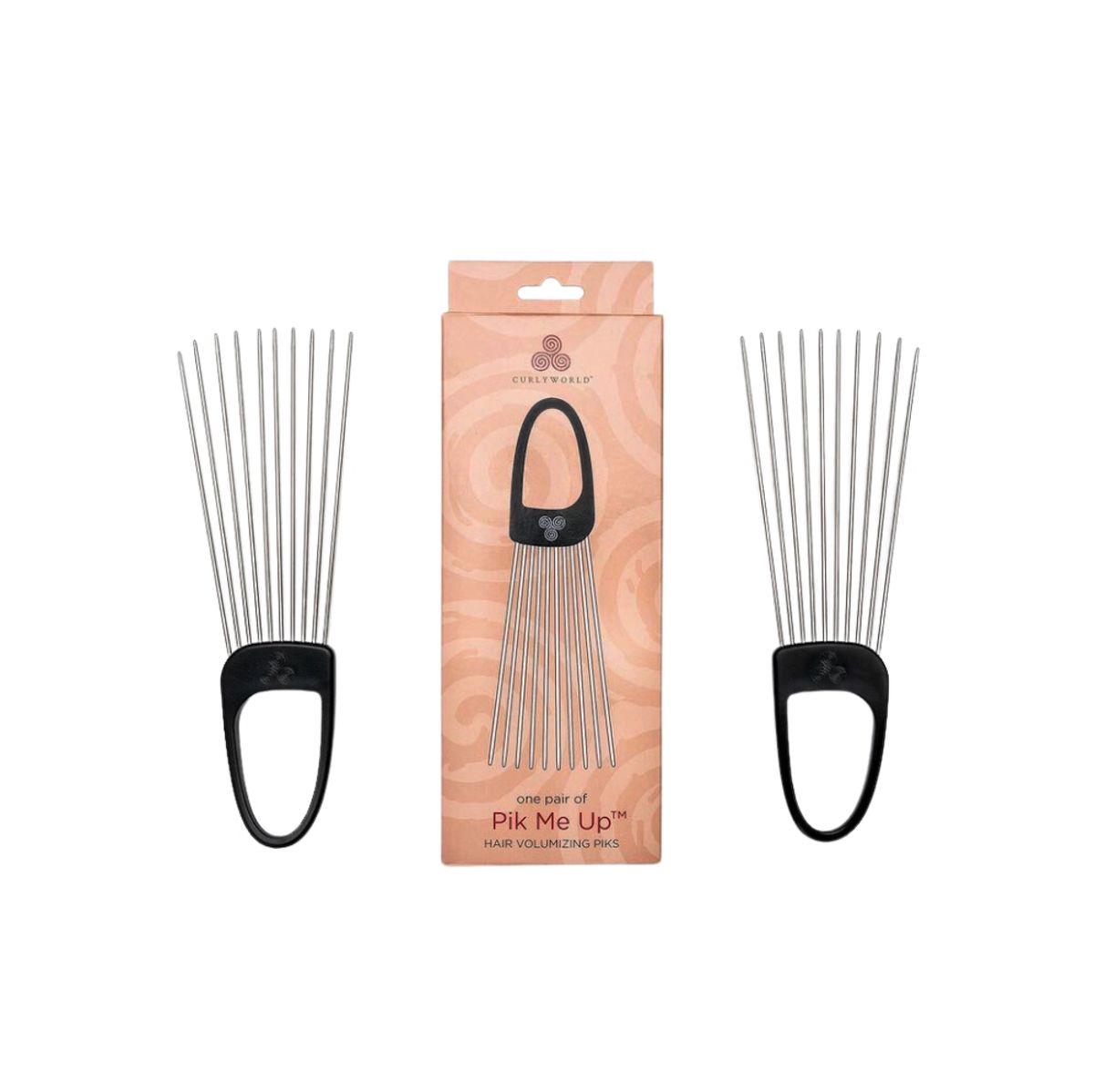 CurlyWorld™ - Pik Me Up™ Hair Volumizing Piks - Pair