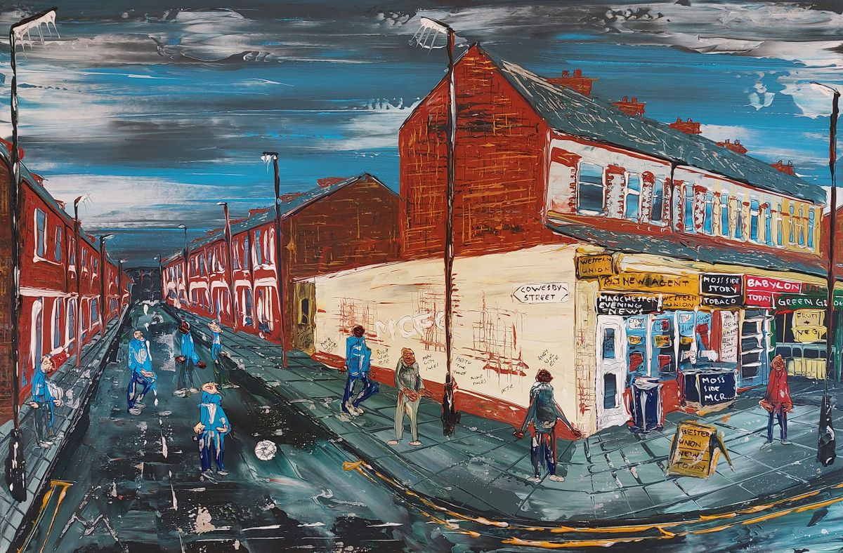 Cowesby Street Moss Side Manchester Print