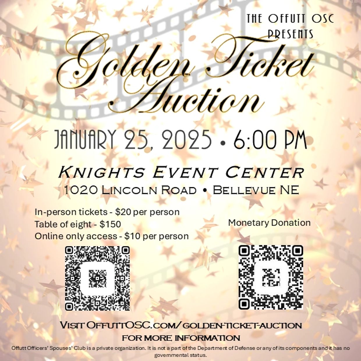 Golden Ticket Auction