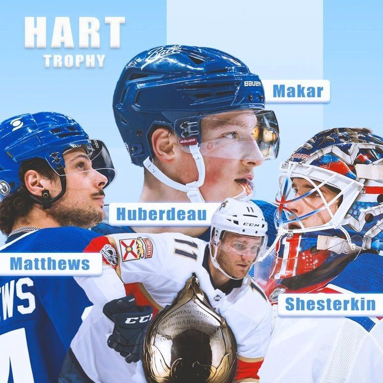 Candidates for the 2021-22 Hart Trophy