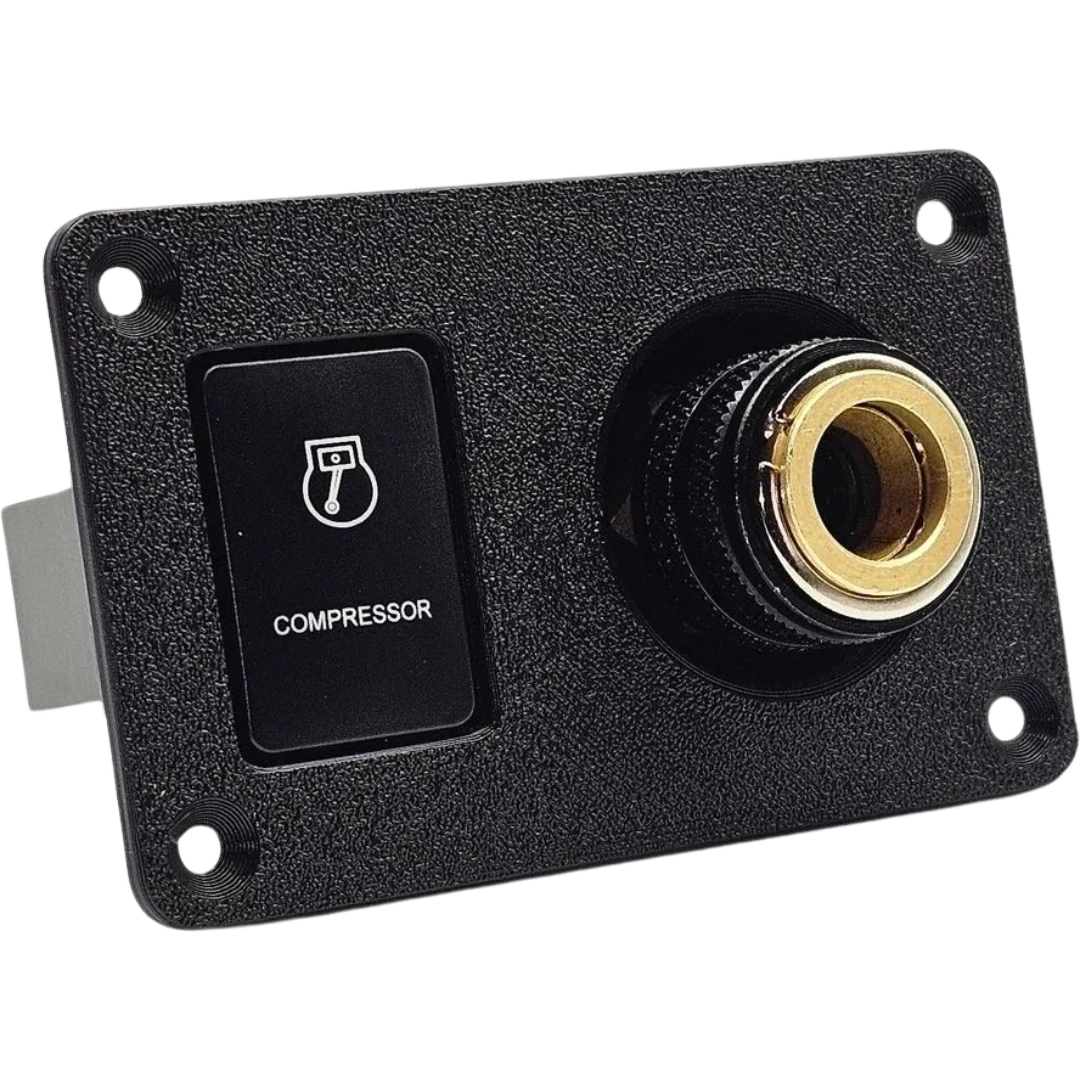 Recessed Air Coupling Bracket With Switch - TJM Style Coupler