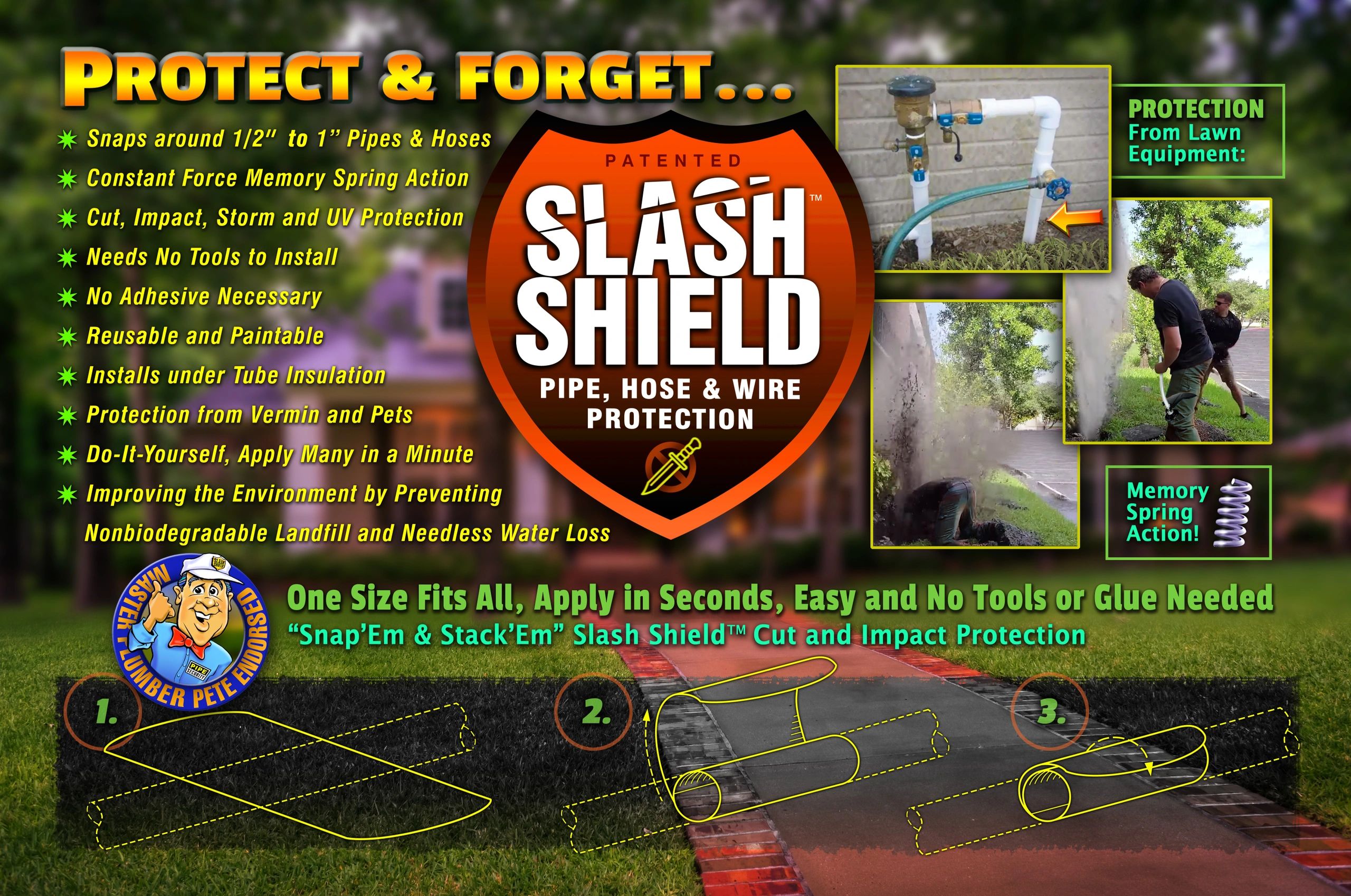 Quick-Draw, LLC - Pipe Protection, Slash Shield™