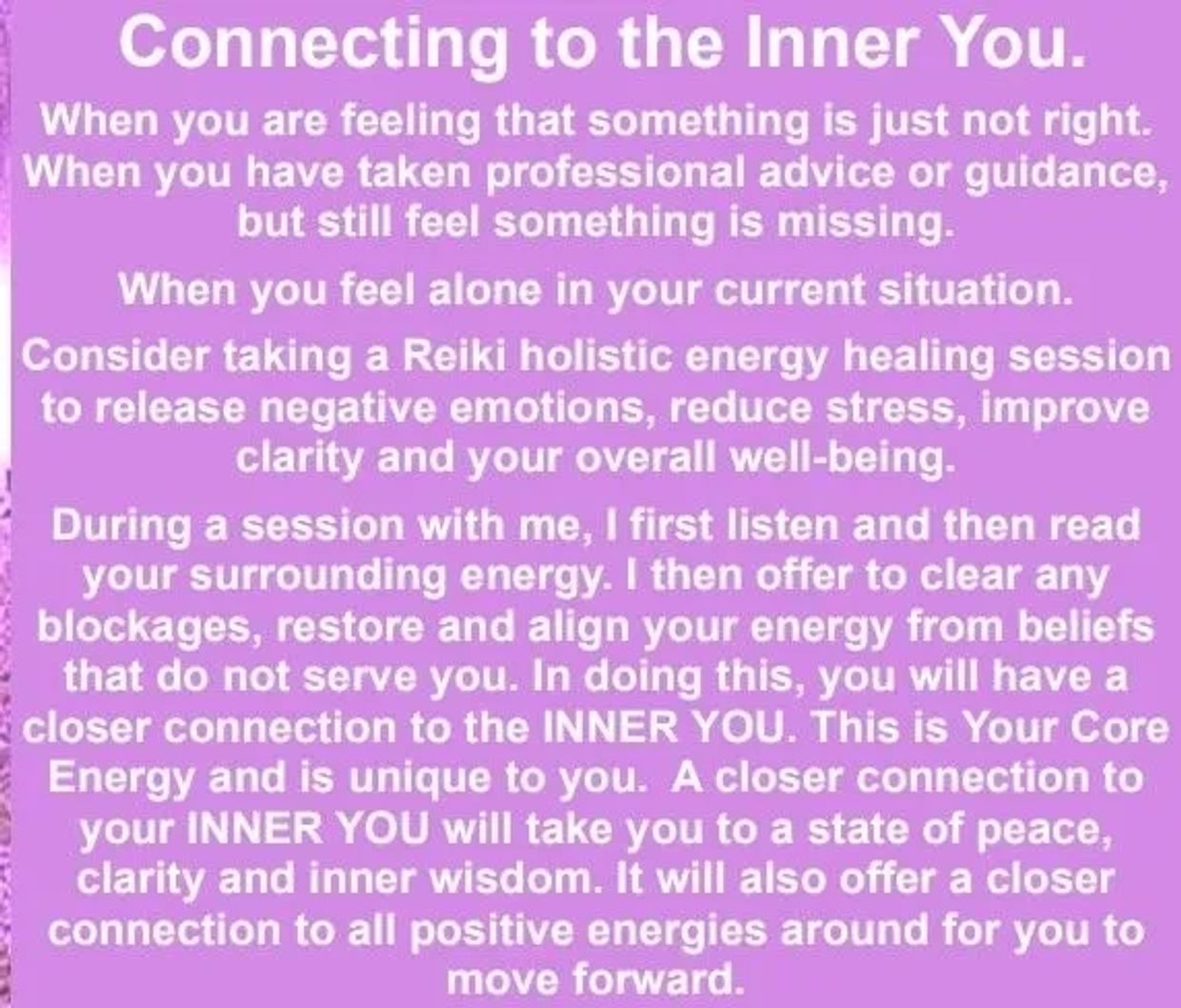 REIKI - Restore with Energy Healing