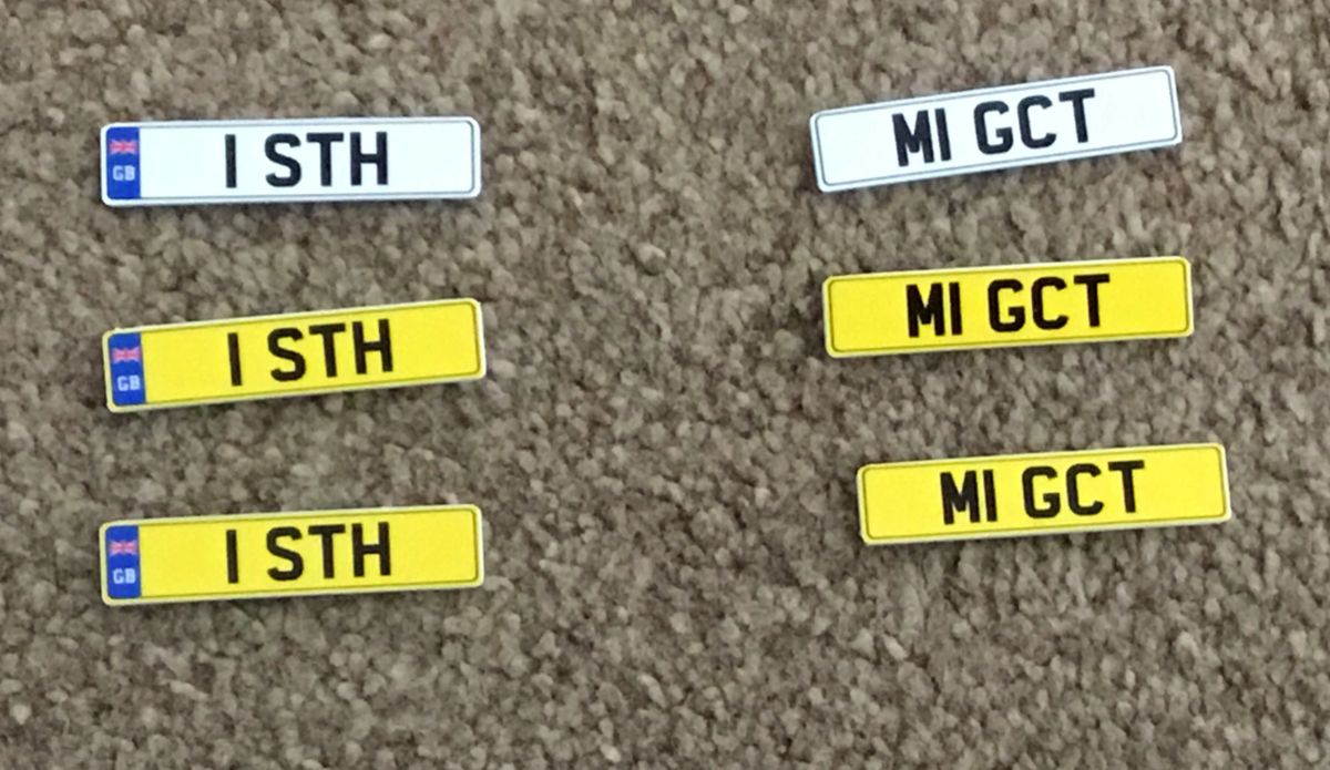 Truck Number Plates