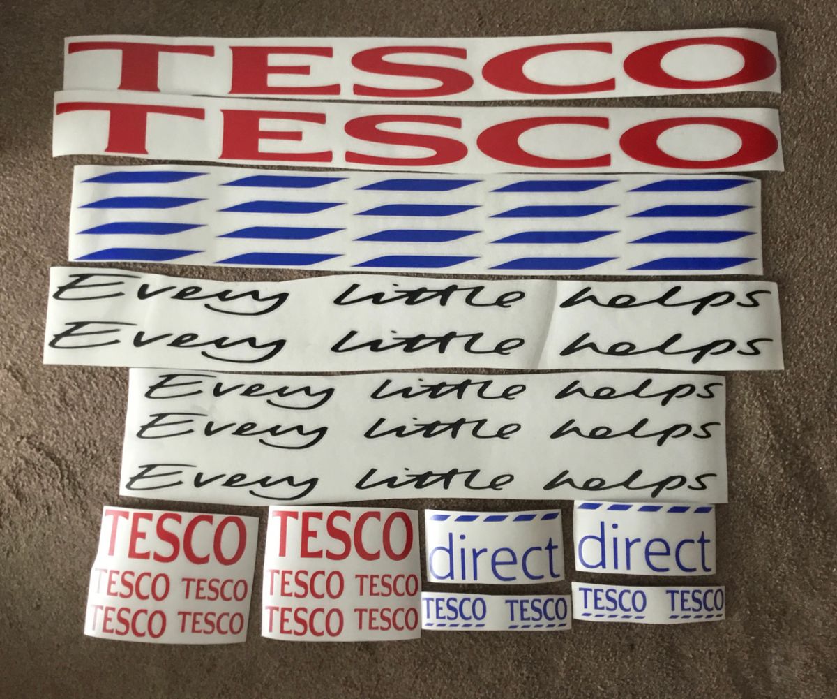 1/14 Tamiya Tesco 40’ Reefer Trailer Decal. EB.0162