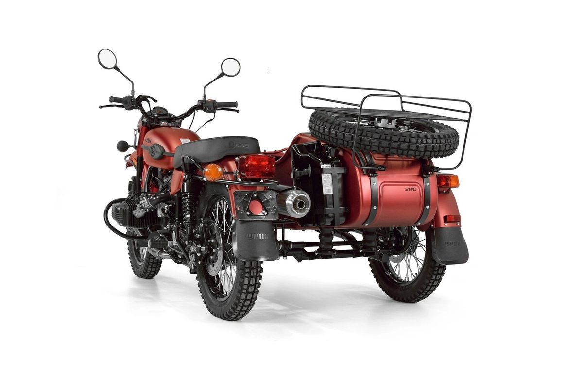 Ural Sidecar Motorcycle Gear Up Garnet Red