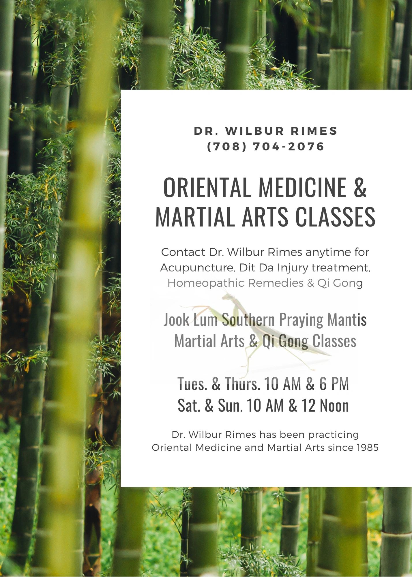 Dr. Wilbur Rimes Talks Healing