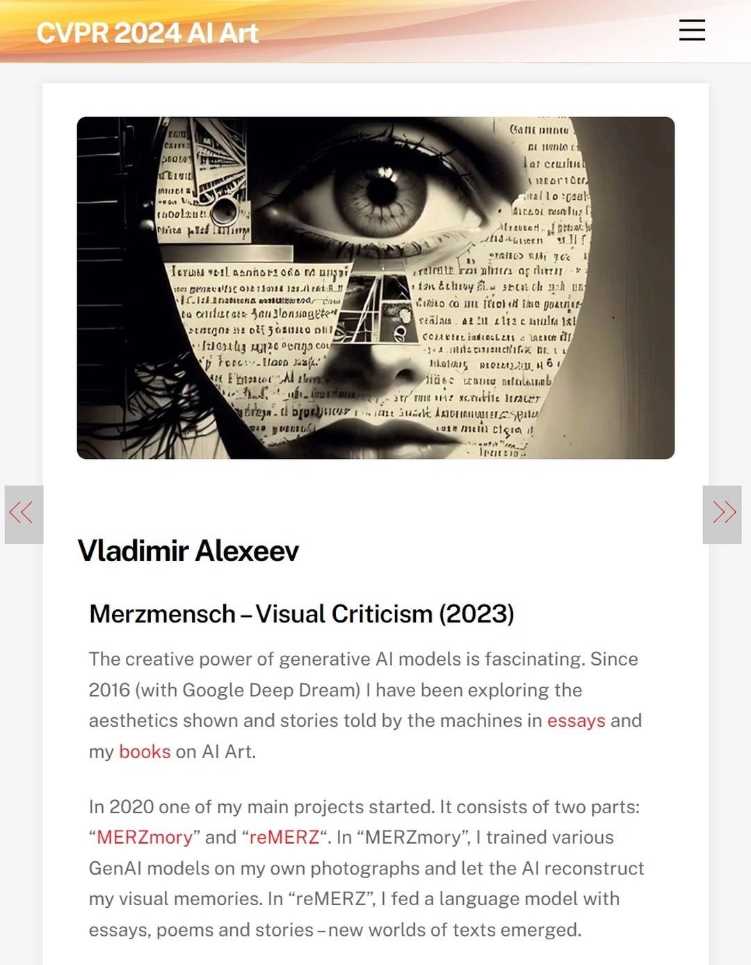 CVPR2024 AI Art Exhibition.