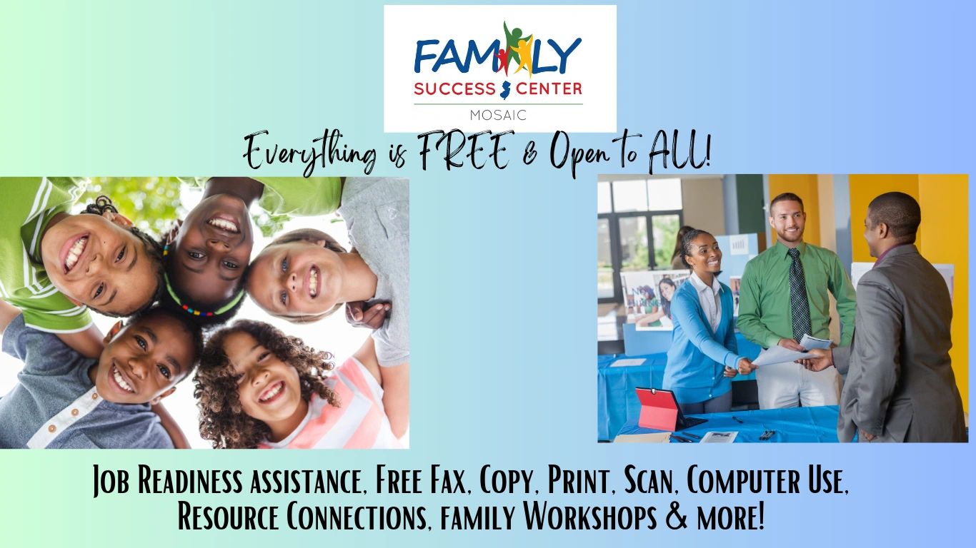 Mosaic Family Success Center - Community Center, Education Resources