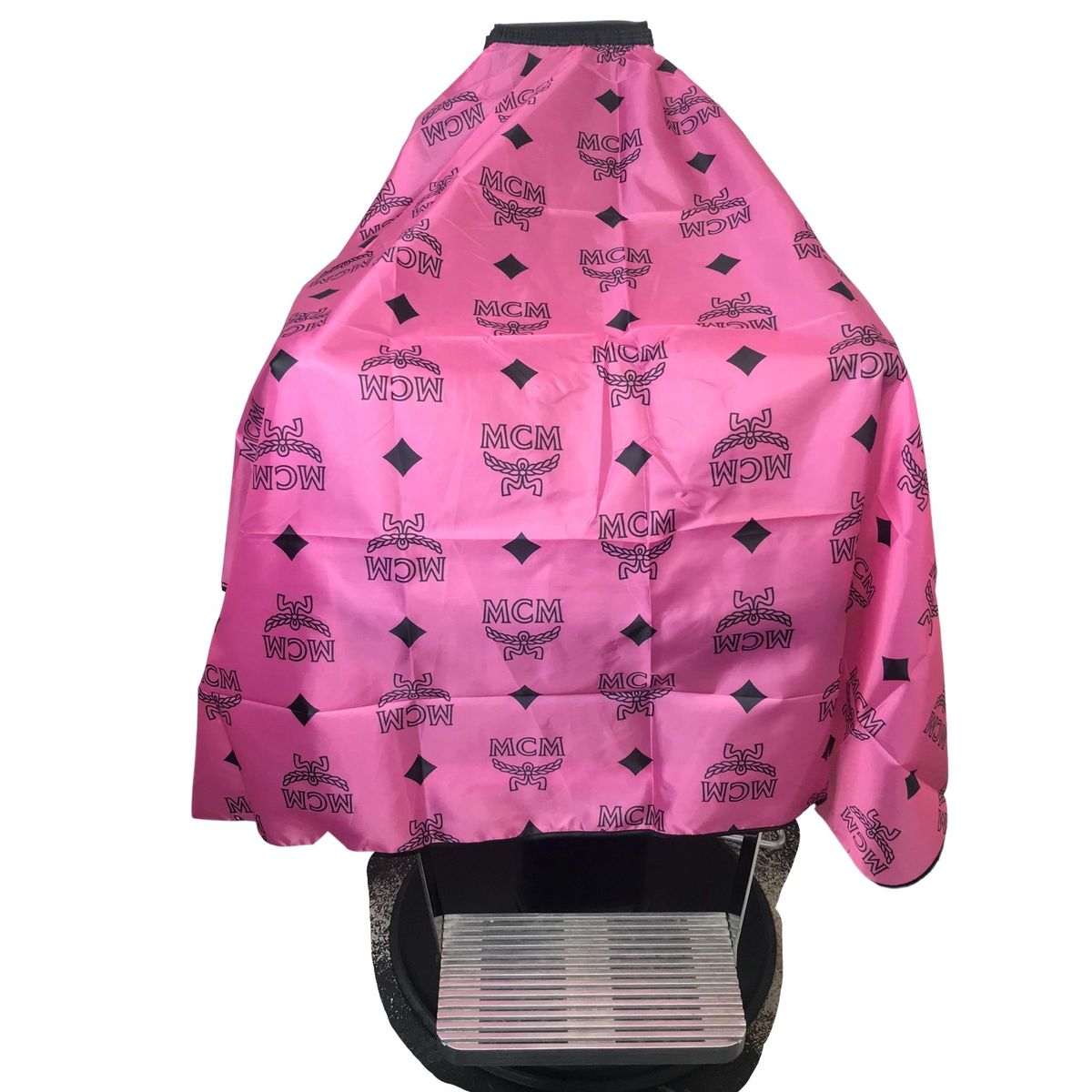 Barber and Hair Stylist Cape Pink Black