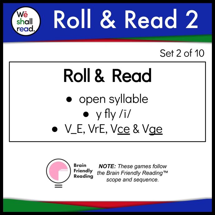 BFR Roll & Read Set 2