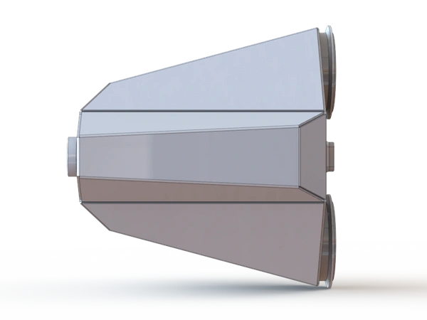 2500 HP Wedge in, Wedge Out (Same Side) Water facing Away from Air ...