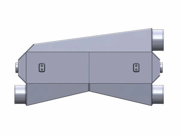 2000 HP Slimline Twin inlet, Wedge Tank out