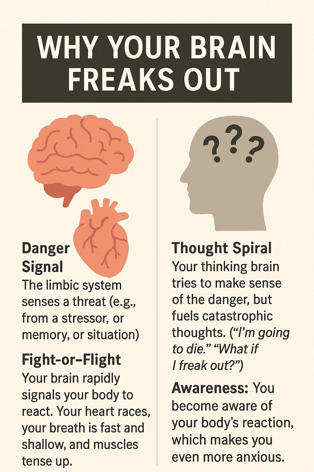 Why Your Brain Freaks Out (And What You Can Do About It)