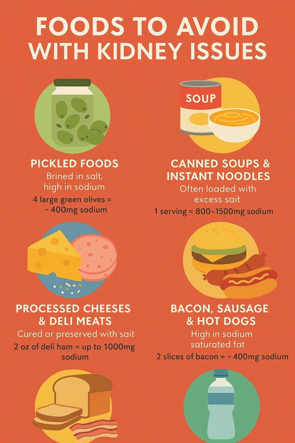 Foods to Avoid Like the Plague if You Have Kidney Issues