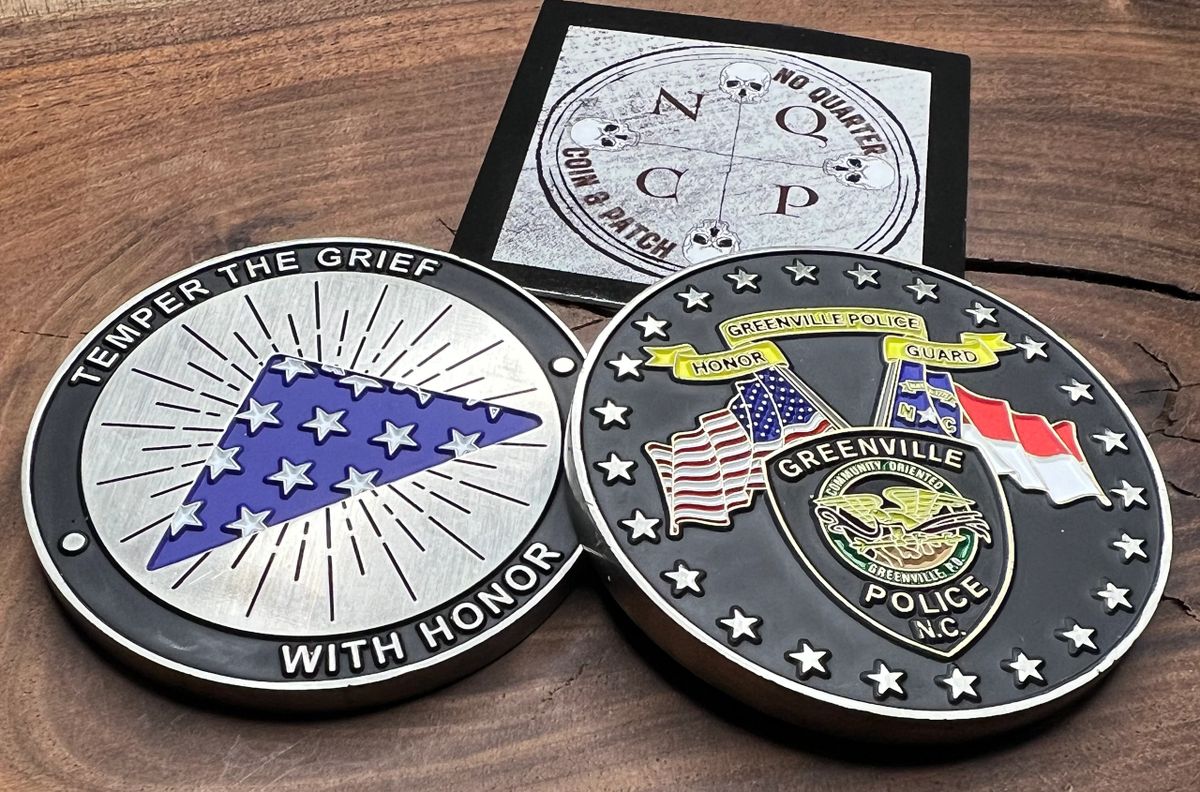 Greenville PD Honor Guard Challenge Coin